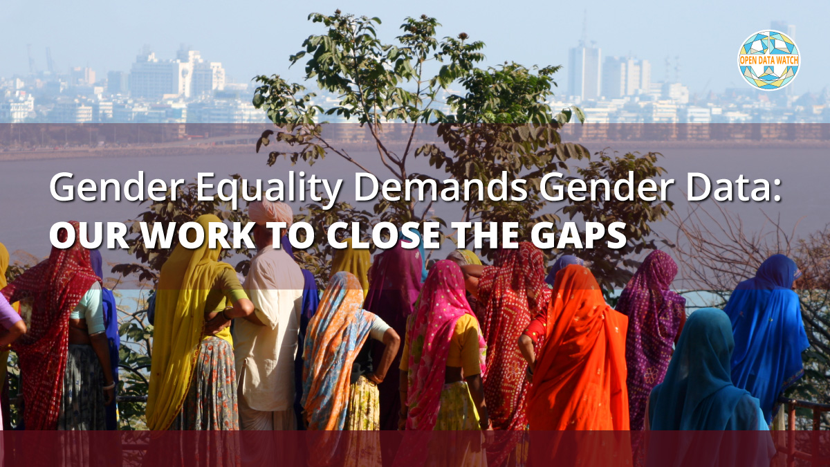 Gender Equality Demands Gender Data – Open Data Watch