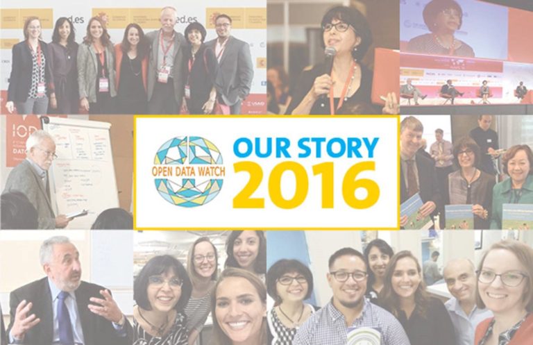 Open Data Watch (ODW) – Our Story in 2016 – Open Data Watch