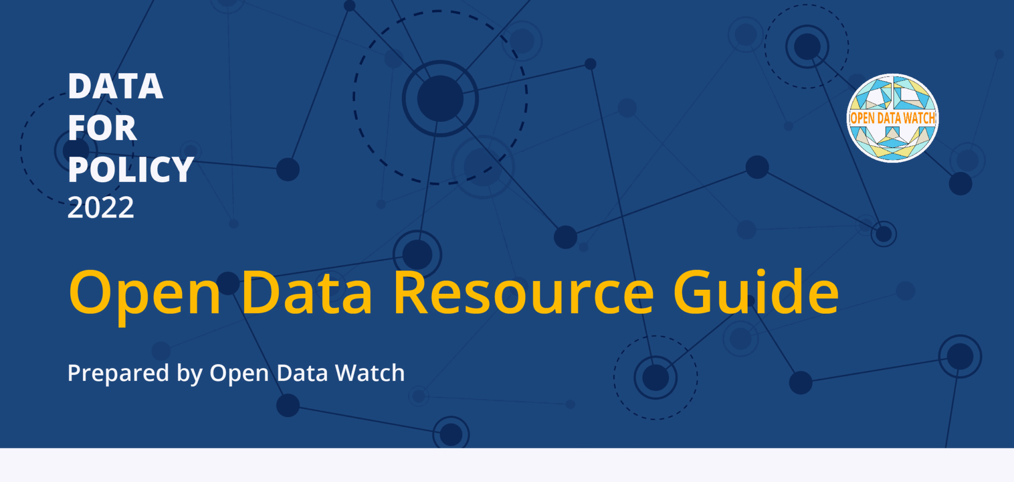Open Data Resource Guide – Open Data Watch
