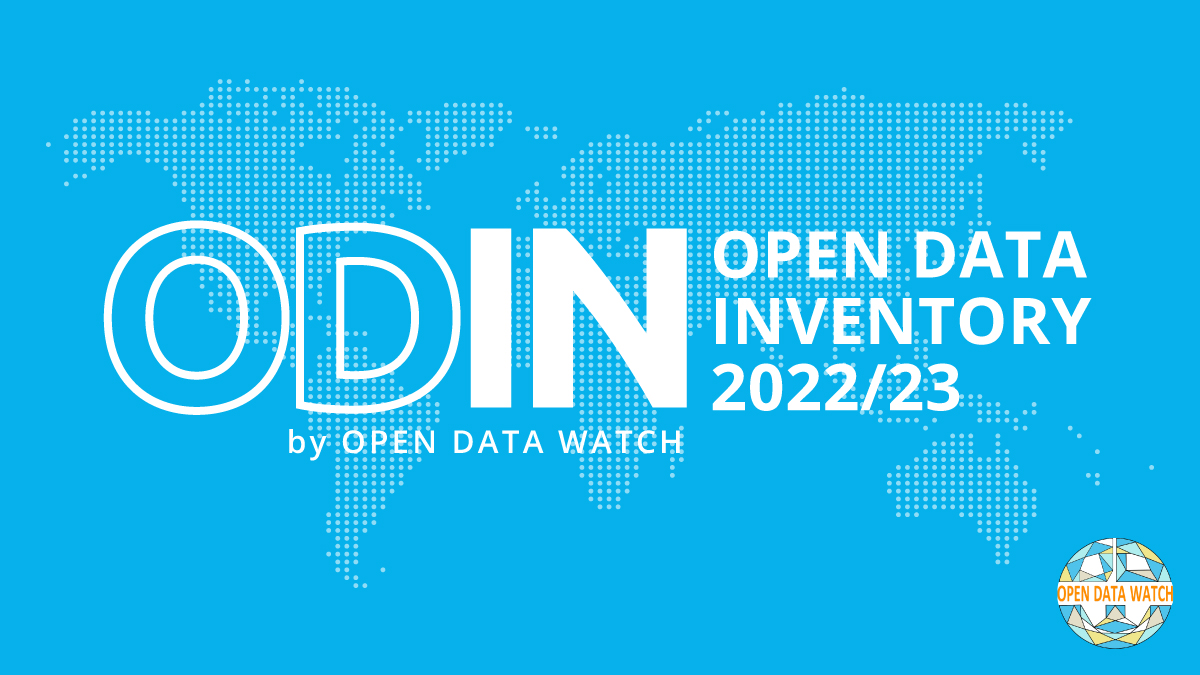 Executive Summary: Open Data Inventory 2022/23 – Open Data Watch