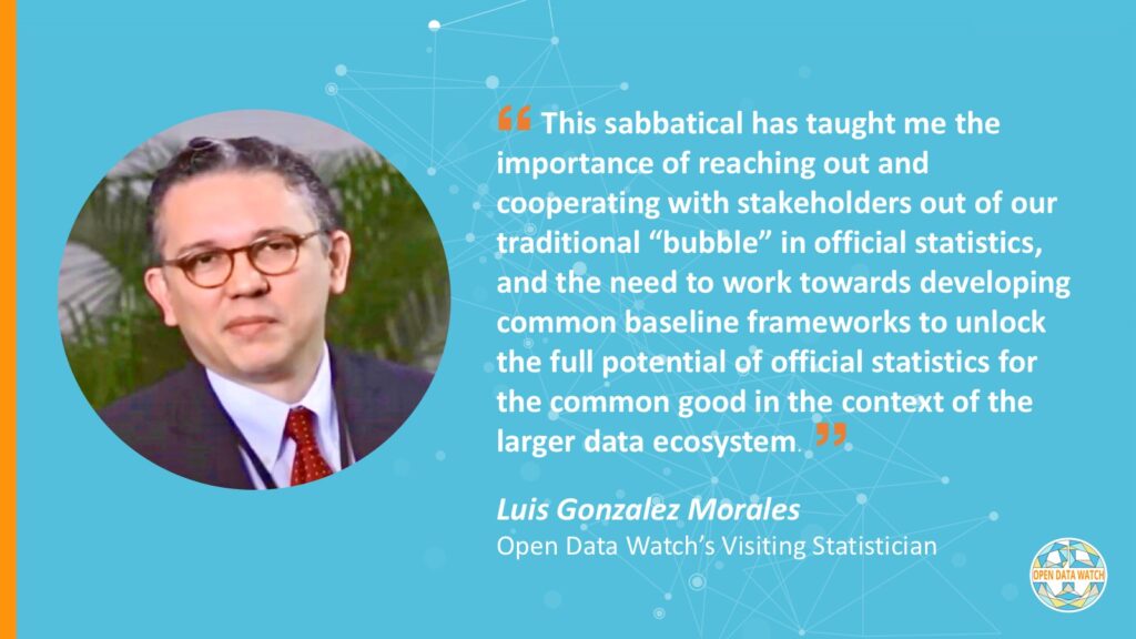 Farewell to ODW’s Visiting Statistician – Open Data Watch