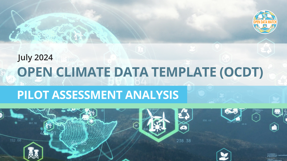 Assessment Analysis: Open Climate Data – Open Data Watch